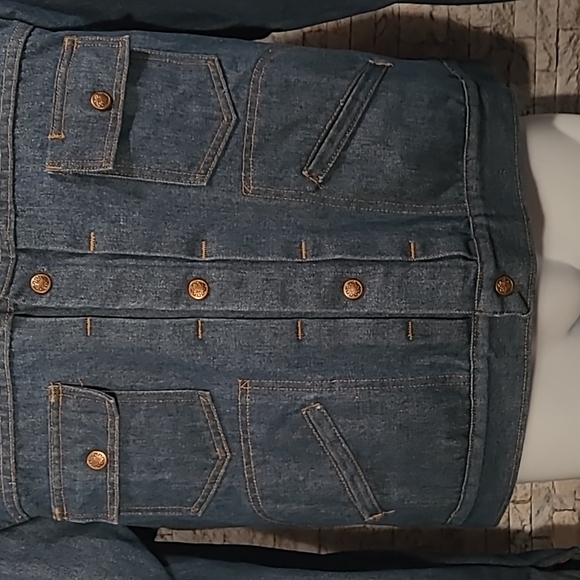 JC Penny | Jackets & Coats | Vintage Jc Penny Blue Indigo Super Denim ...